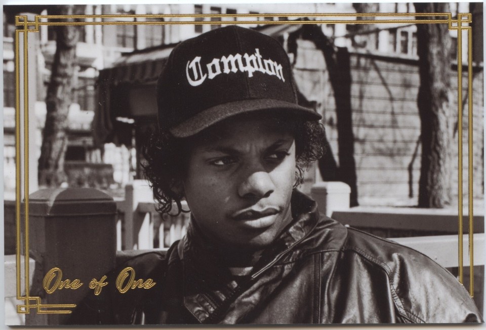 1/1 EAZY-E CUT AUTO SILVER INK PATCH JSA COA LOA AUTOGRAPH SIGNED ...