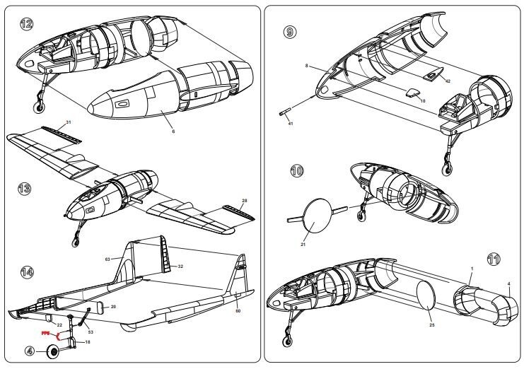 The Mitsubishi J4M Senden. Japanese promising fighter 1/72 MikroMir 72 ...