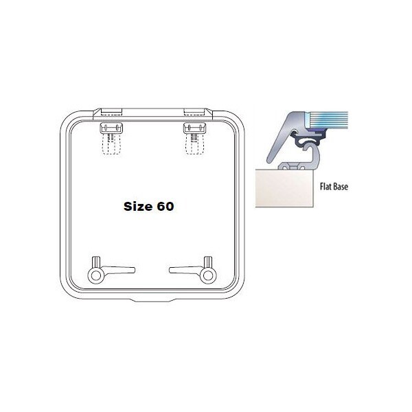 Lewmar Ocean Series Flat Base Hatch | Size 60 | 39660050 | eBay