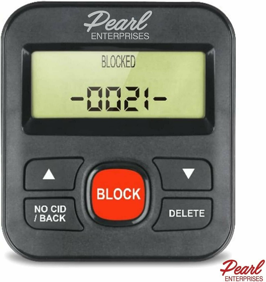 Caller ID Box for Landline Phone Number LCD Display with Call Blocker ...