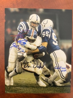 Stan White & Dan Dickel signed BALTIMORE COLTS 8 X 10 photo | eBay