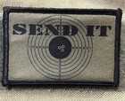 Send It Morale Patch Tactical Military Army Badge Hook Flag | eBay