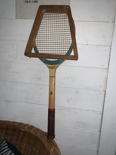 Rare Antique Harry C. Lee & Co Stoke Master New York Wooden Tennis ...