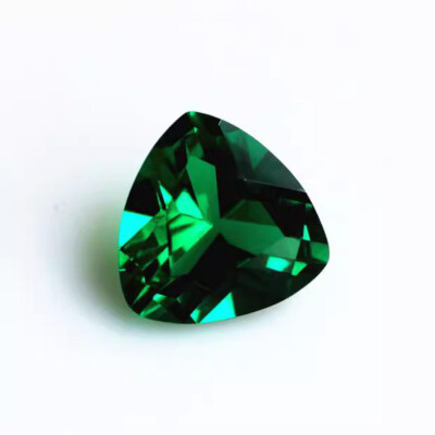 8mm Triangle Diamond Crystal Beryl Gems Emerald Stone Gemstone Gem ...
