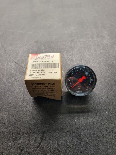 Emerson Fisher 11B8577X022 Pressure Gauge NOS NEW | eBay