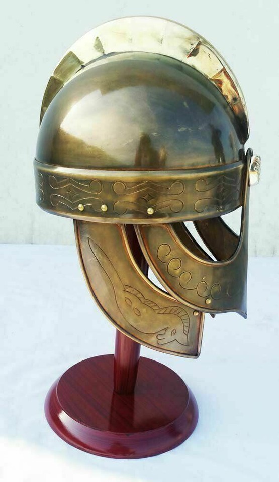Medieval Valsgarde Armour Viking Helmet Spartans Greek Roman Knight ...