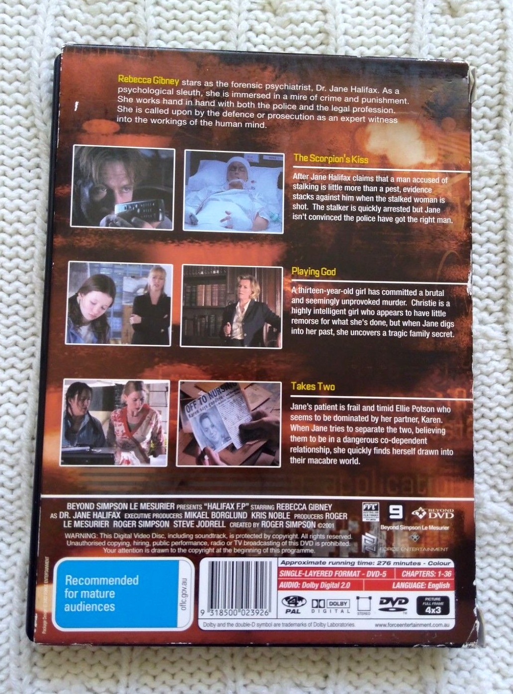 Halifax FP : Vol 4 (DVD, 2007, 3-Disc Box Set) R-4-LIKE NEW-FREE POST ...