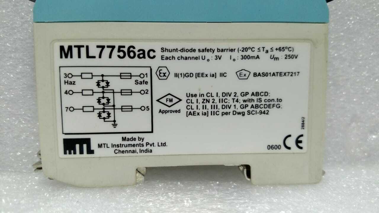 Eaton MTL7756ac Safety Barrier 7756ac (Lot of 2) | eBay