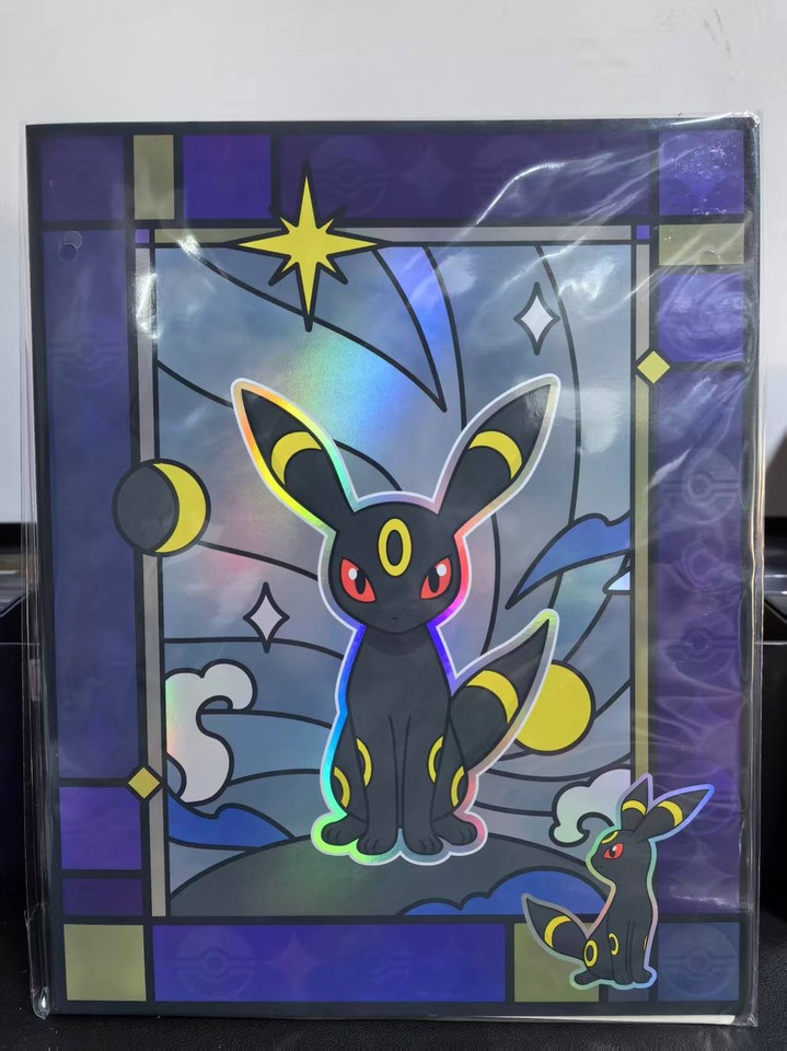 Pokemon Chinese Gem Pack Vol 2 Binder Eevee Umbreon Leafeon Sylveon ...