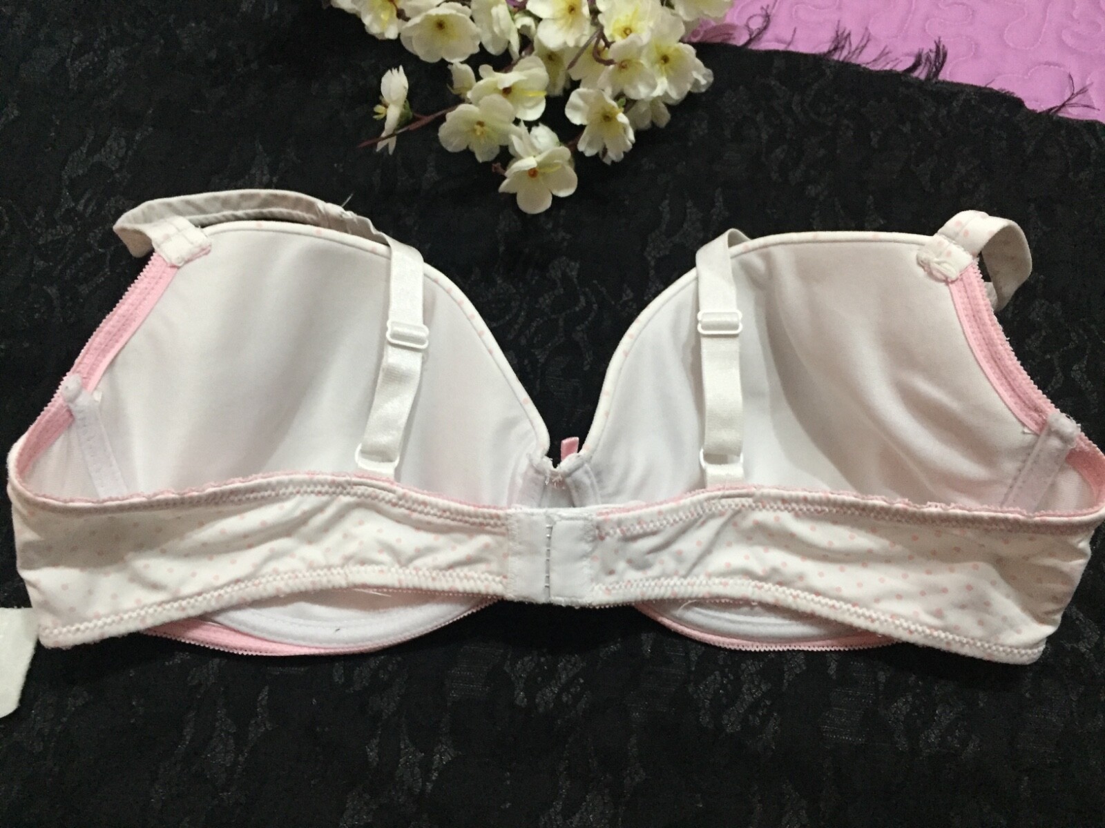 Ellen Amber Bra size it 6d us 40d eu 90d padded underwired white | eBay