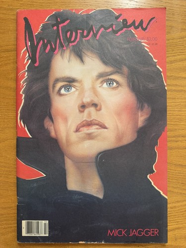 Andy Warhol's Interview Magazine February 1985 MICK JAGGER, Yamamoto ...