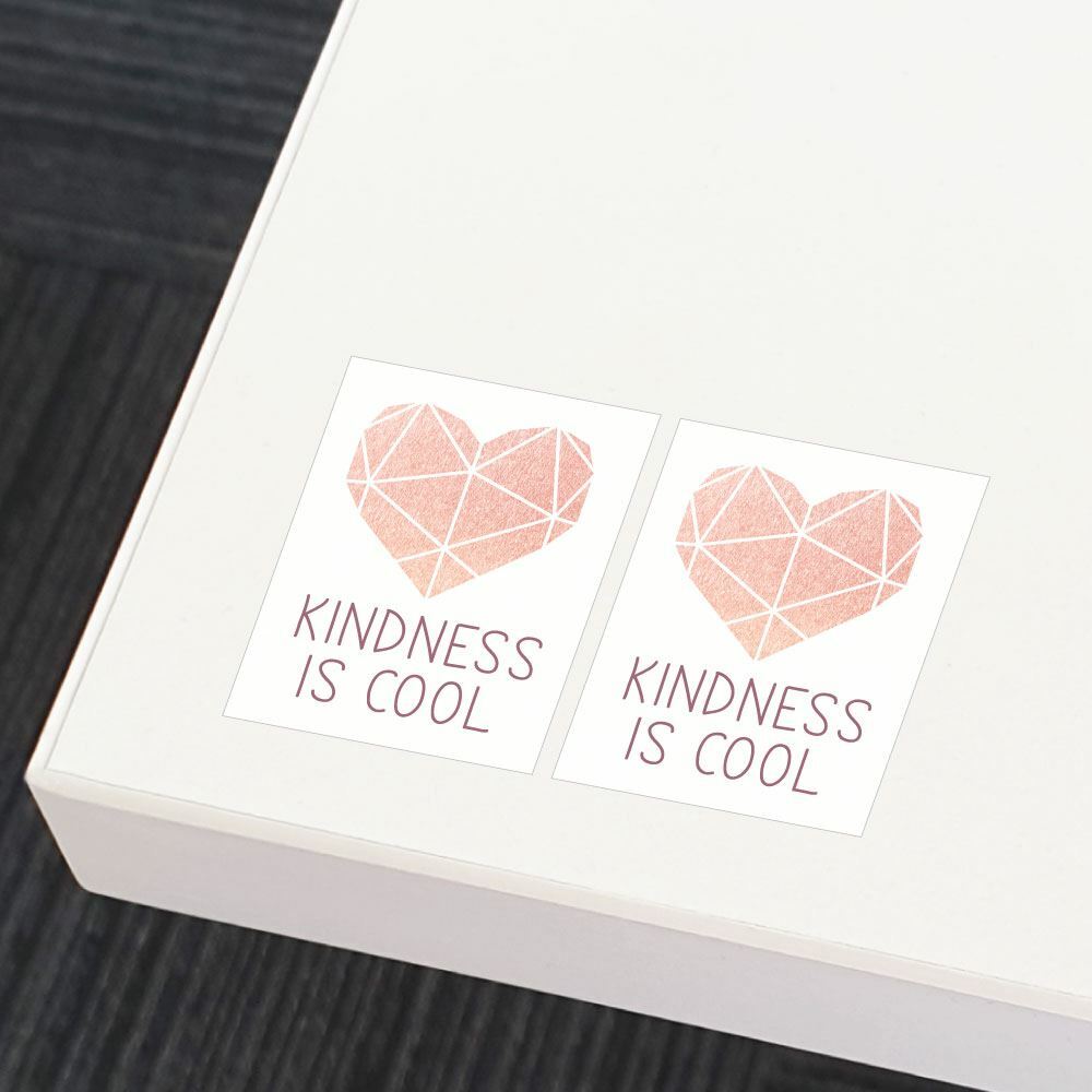 2X Kindness Is Cool Sticker Decal Funny Hype Popular Car Silly Laptop ...