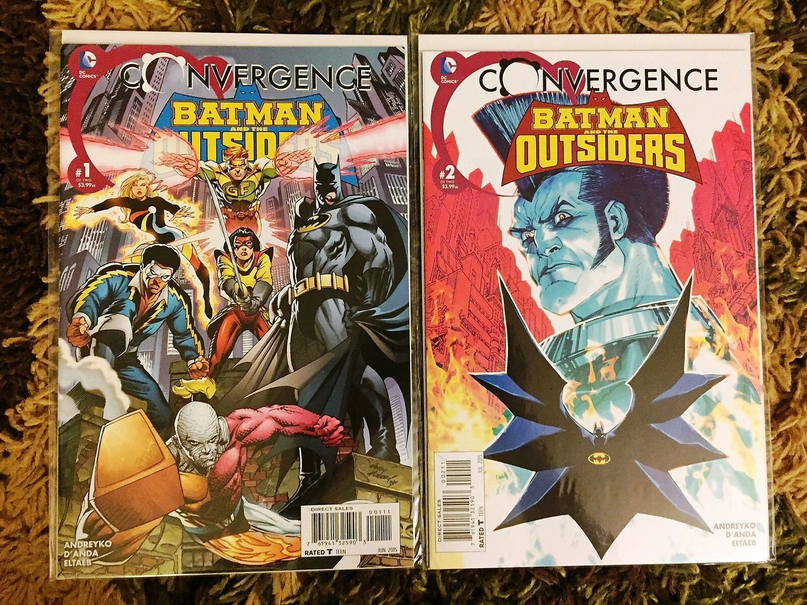 CONVERGENCE BATMAN AND THE OUTSIDERS 1-2 (Crisis on Infinite Earths New ...