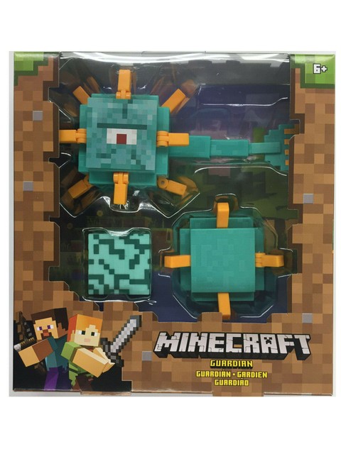 Minecraft Guardian Action Figure Prismarine Block Swimming Mattel 2018 ...