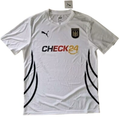Puma Check24 Deutschland Fan Trikot Gr. L weiß Fußball EM 2024 NEU ...