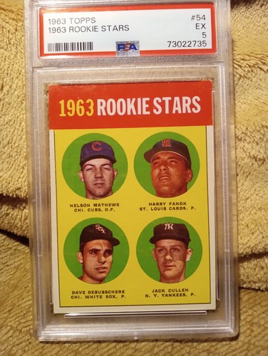 1963 Rookie Stars Topps Baseball Card #54 PSA 5 | eBay