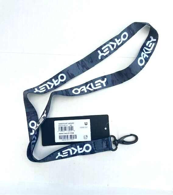 OAKLEY NWT B1B Crazy Wanderlust Lanyard Key Chain ID Document Holder ...