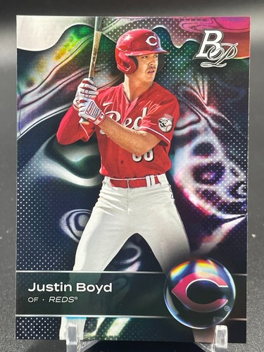 Justin Boyd 2023 Bowman Platinum "Top Prospect" Reds 1221 | eBay