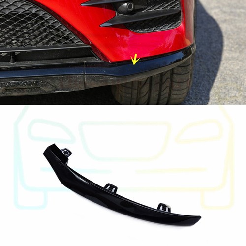 Gloss Black Left Front Bumper Moulding Trim For Mercedes X253 GLC 2016 ...