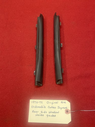 1970-72 Original GM Oldsmobile Cutlass Supreme Rear Side Window Inside ...