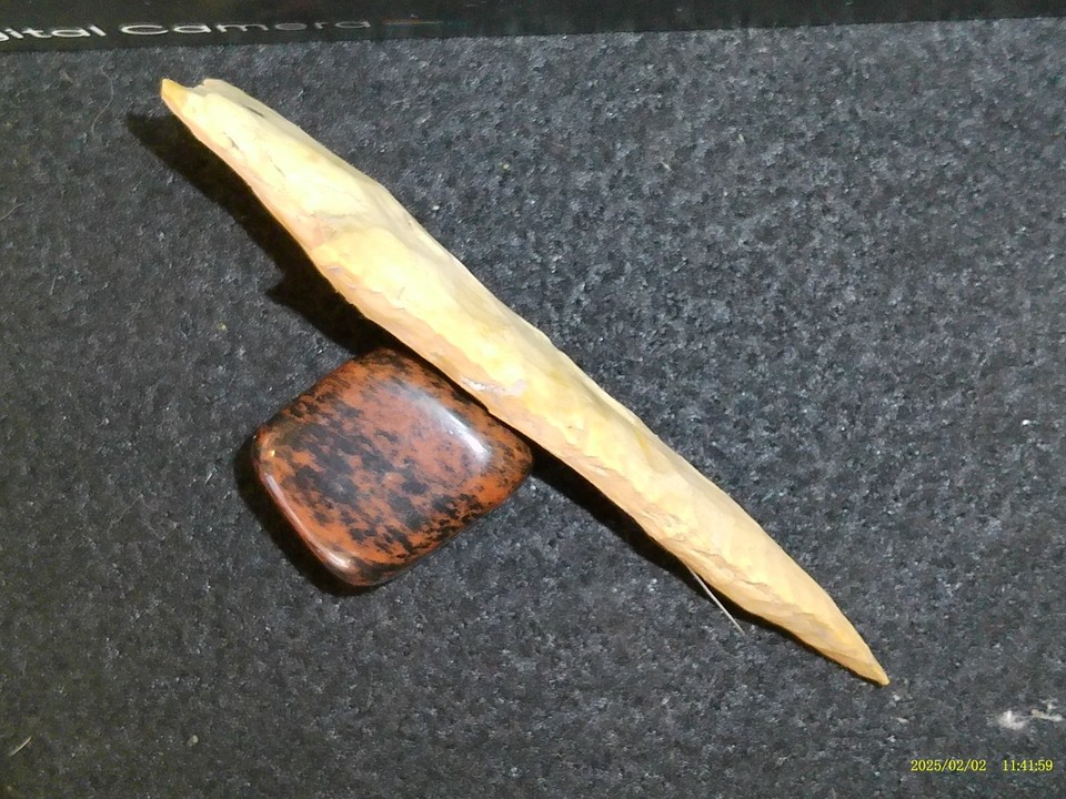 Papered Texas Early Stem Arrowhead, Prehistoric Artifact *FREE SHIPPING ...