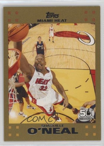 2007-08 Topps Gold /2007 Shaquille O'Neal #32 HOF | eBay
