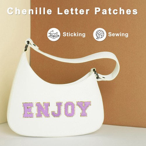 Chenille Letter Patches 2.2" Letter J Embroidered Patch (Orange, Pack ...