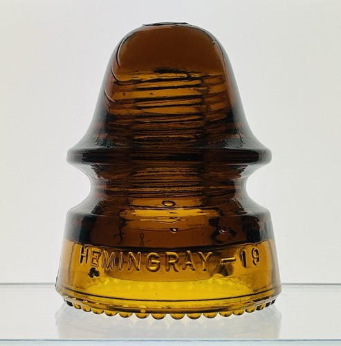 Nice Amber CD 162 Hemingray - 19 Signal Glass Insulator | eBay