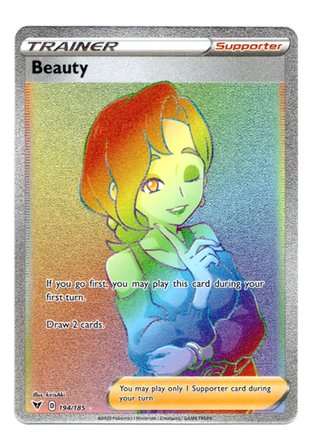 Pokemon Beauty 194/185 Trainer Rainbow Rare | Vivid Voltage | eBay UK