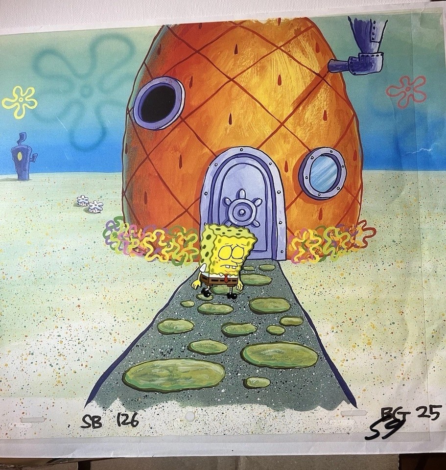 SpongeBob & Patrick animation Cel | eBay
