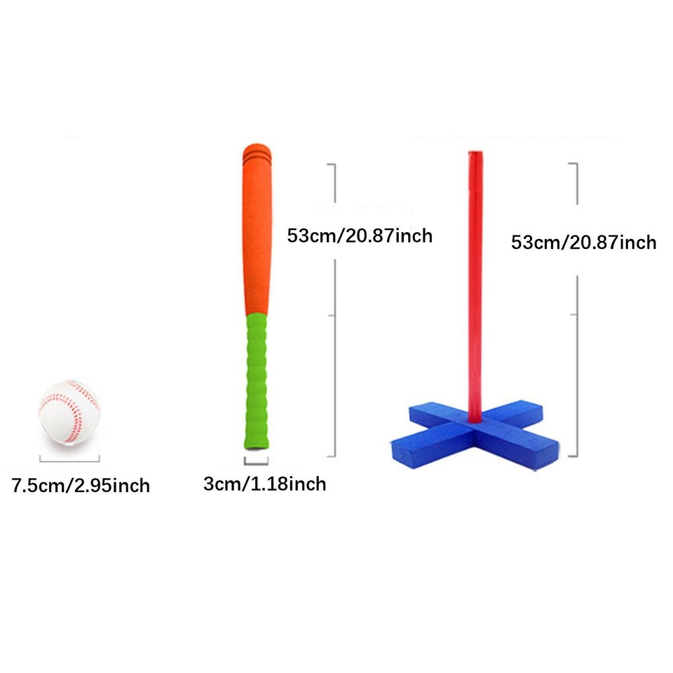 Baseball Bat Set for Kids T Ball Softball Bat Set Nonslip Interactive ...