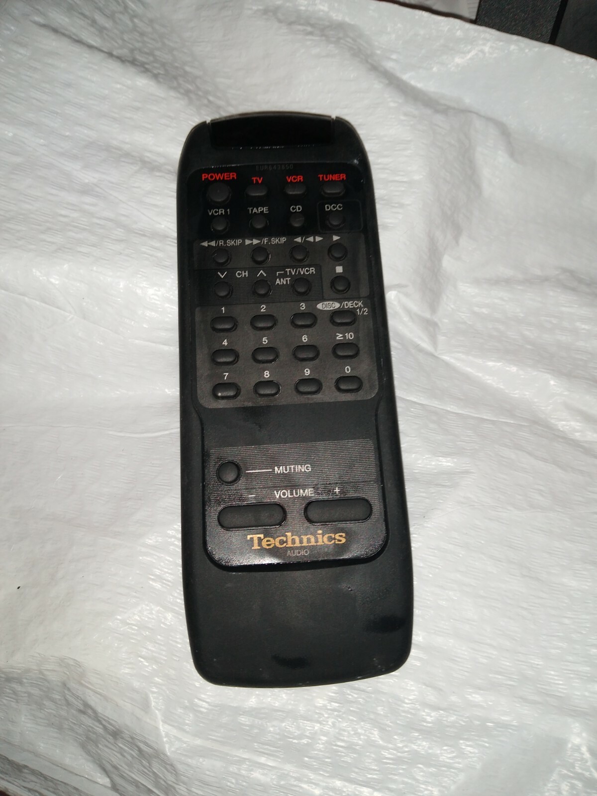 Fastshipping🇺🇲Technics ur64ec1371 TV/VCR remote Control | eBay