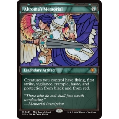 Akroma's Memorial (showcase) M/NM Magic: The Gathering MTG Special ...