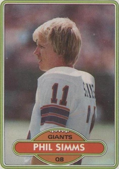 1980 Topps - #225 Phil Simms (RC) for sale online | eBay