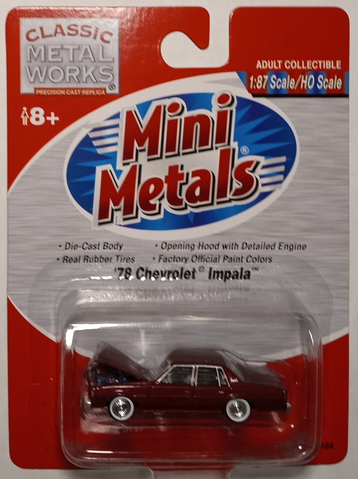CMW Mini Metals #30184 1978 Chevrolet Impala Four Door Sedan Metallic ...