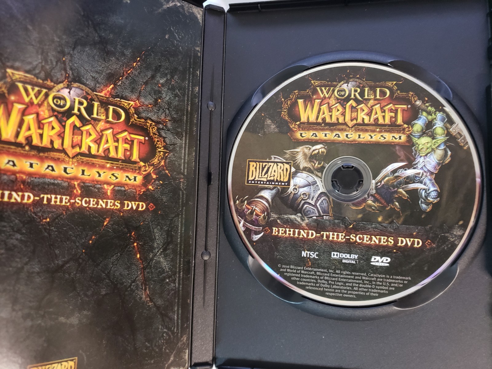 Blizzard World of Warcraft Cataclysm Limited Edition Game DVD Behind ...