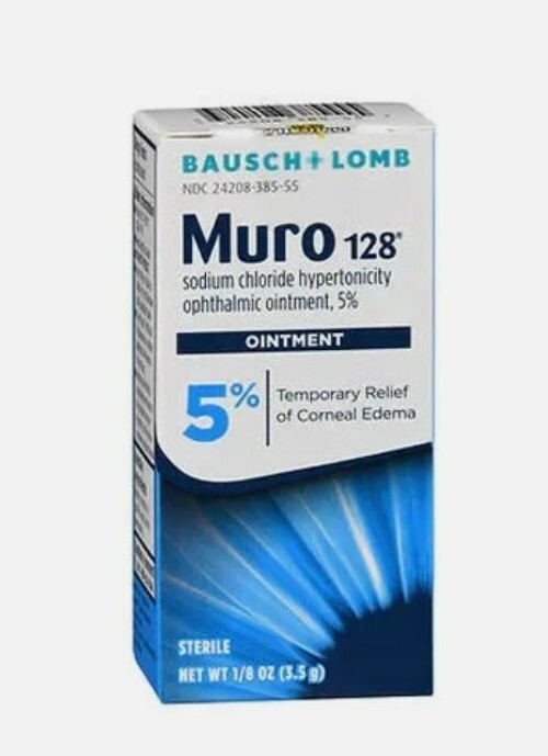Bausch and Lomb Muro 128, 5% "OINTMENT" [1/8 oz] EXPIRATION: 03/2026 ...