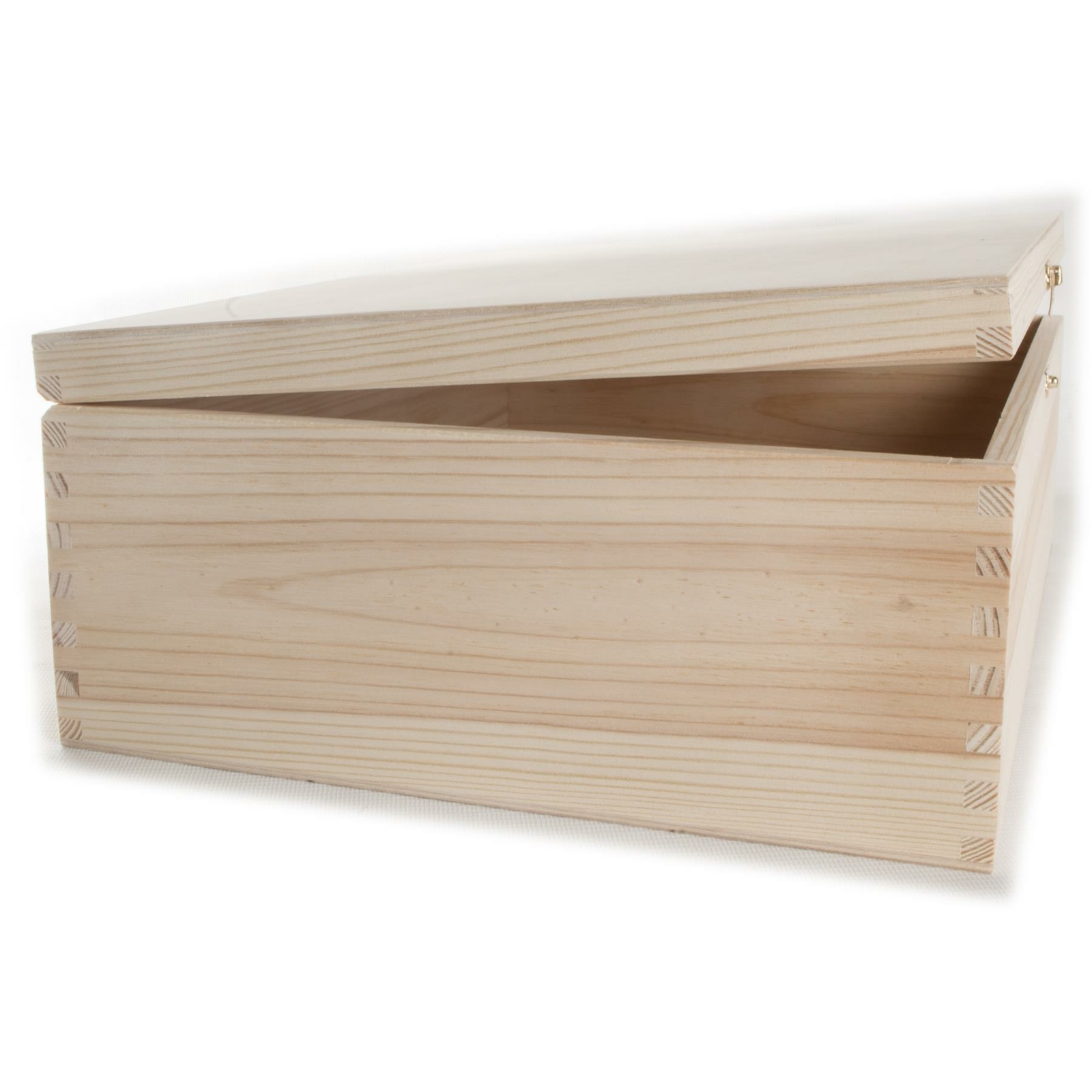 Large Plain Pine Wooden Storage Box for Decor Craft Decoupage / 15x11x5 ...