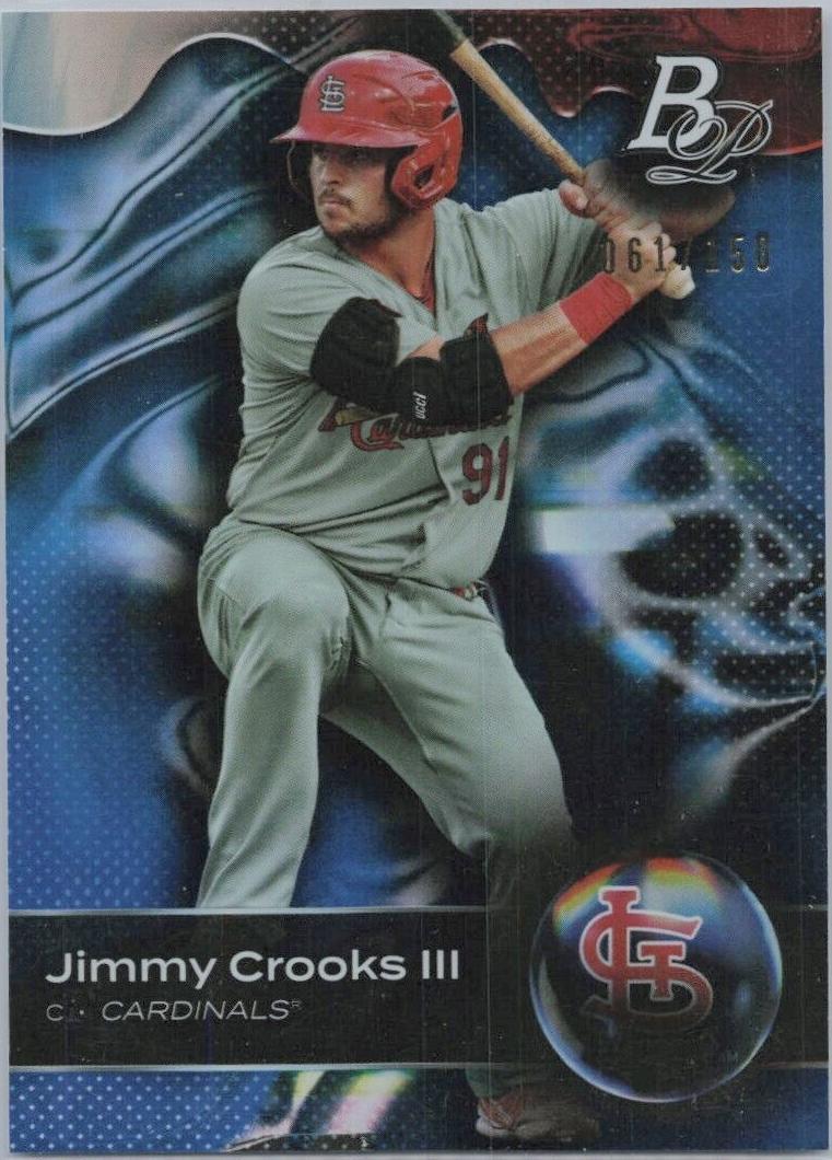 2023 Bowman Platinum - Top Prospects Jimmy Crooks III #TOP-37 Blue /150 ...