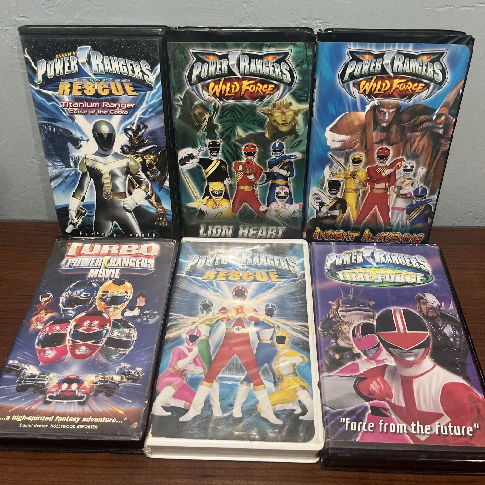 Power Rangers Lot Of 6 VHS Clamshell- Vintage Movies & Shows | eBay