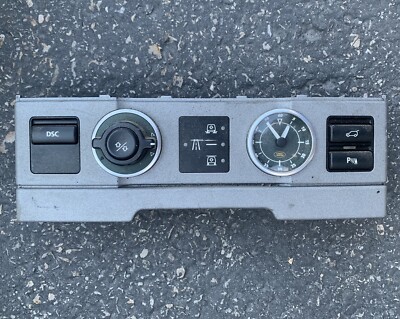 03-05 Range Rover L322 Dash Control Height Control and Clock Panel | eBay