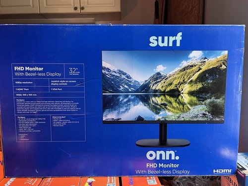 onn. 32" FHD 1080p Widescreen Office Monitor with Bezel-less Display ...