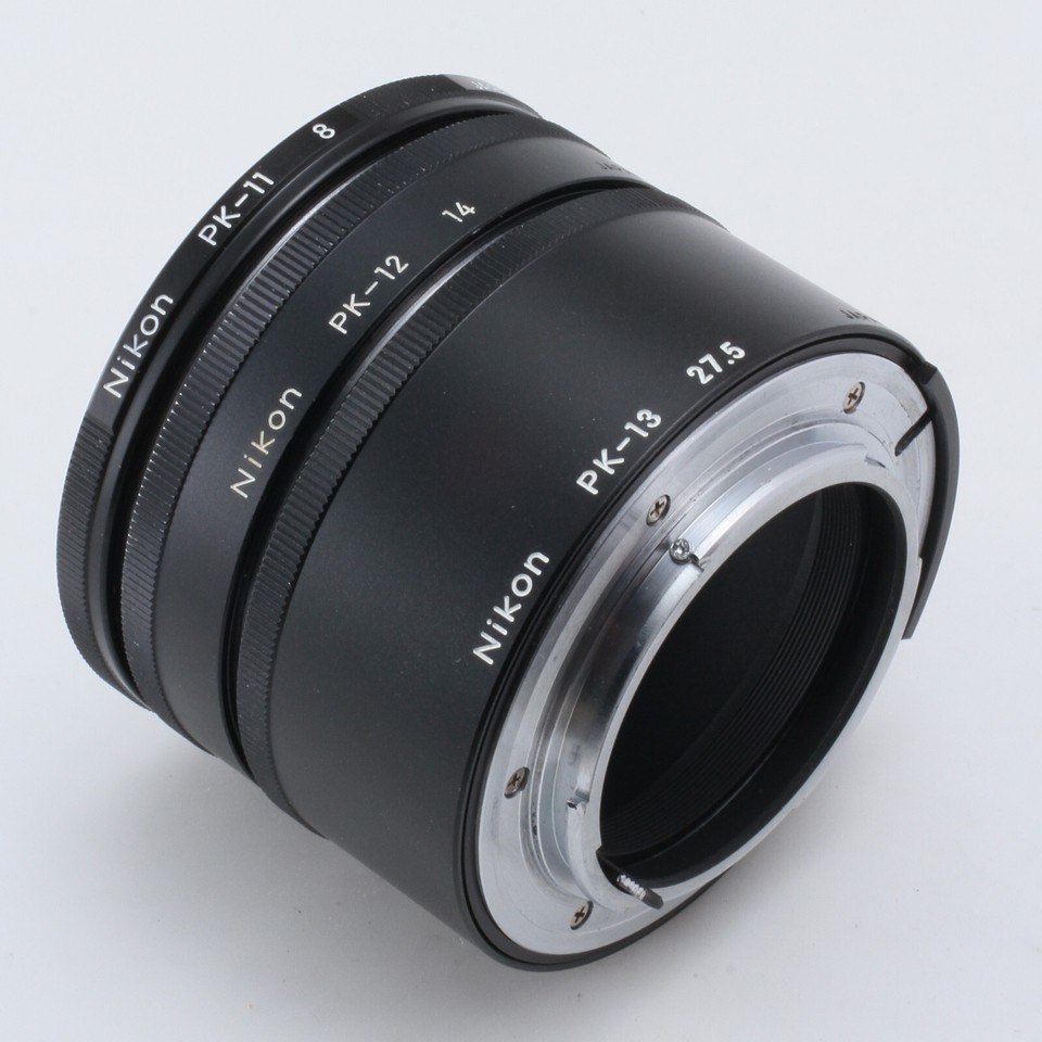 Nikon Extension Ring PK-13 PK-12 PK-11A set For Ai Nikkor lens manuals ...