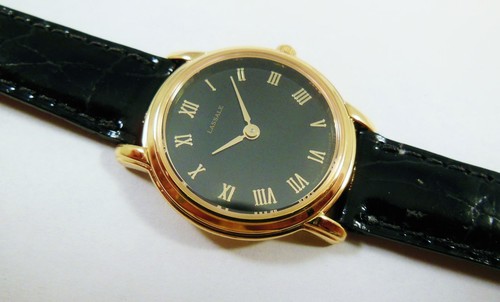 Lassale by Seiko Gold Tone Metal 1F20-F110 Calfskin Sample Watch NON ...