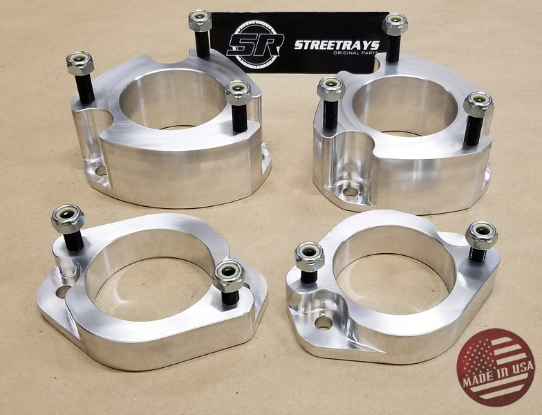 StreetRays 2" Front & Rear Billet Leveling Spacers Lift Kit Fits ...