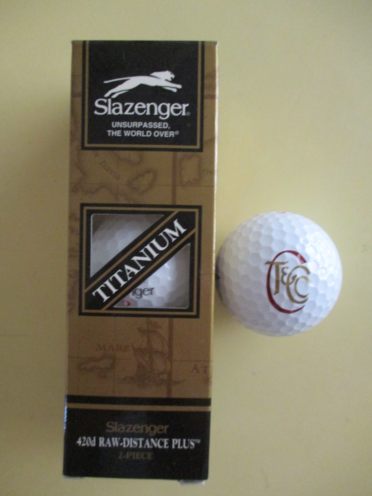 Slazenger 420d Raw-Distance Plus Titanium Golf Balls - Sleeve of 3 golf balls | eBay