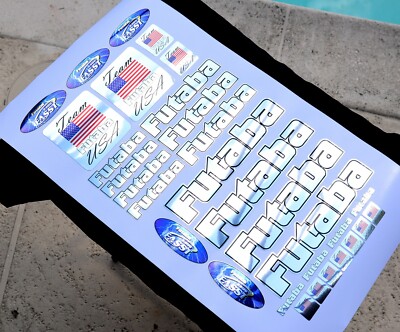 Futaba Sponsor Logos CHROME EDITION - 31 Decals Included! Digitally ...
