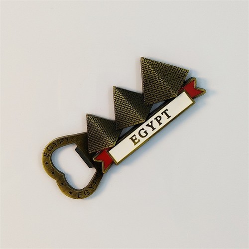 Egyptian Pyramid Bottle Opener Tourist Souvenir 3D Metal IDEA Fridge ...