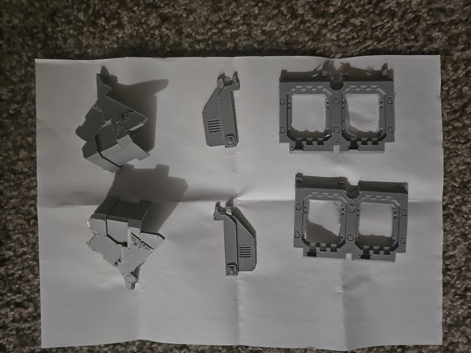 Forge World Space Marine Land Raider Reinforced Armor Warhammer 40k OOP ...