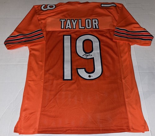 Tory Taylor Chicago Bears signed Custom jersey autographed #1 Beckett ...